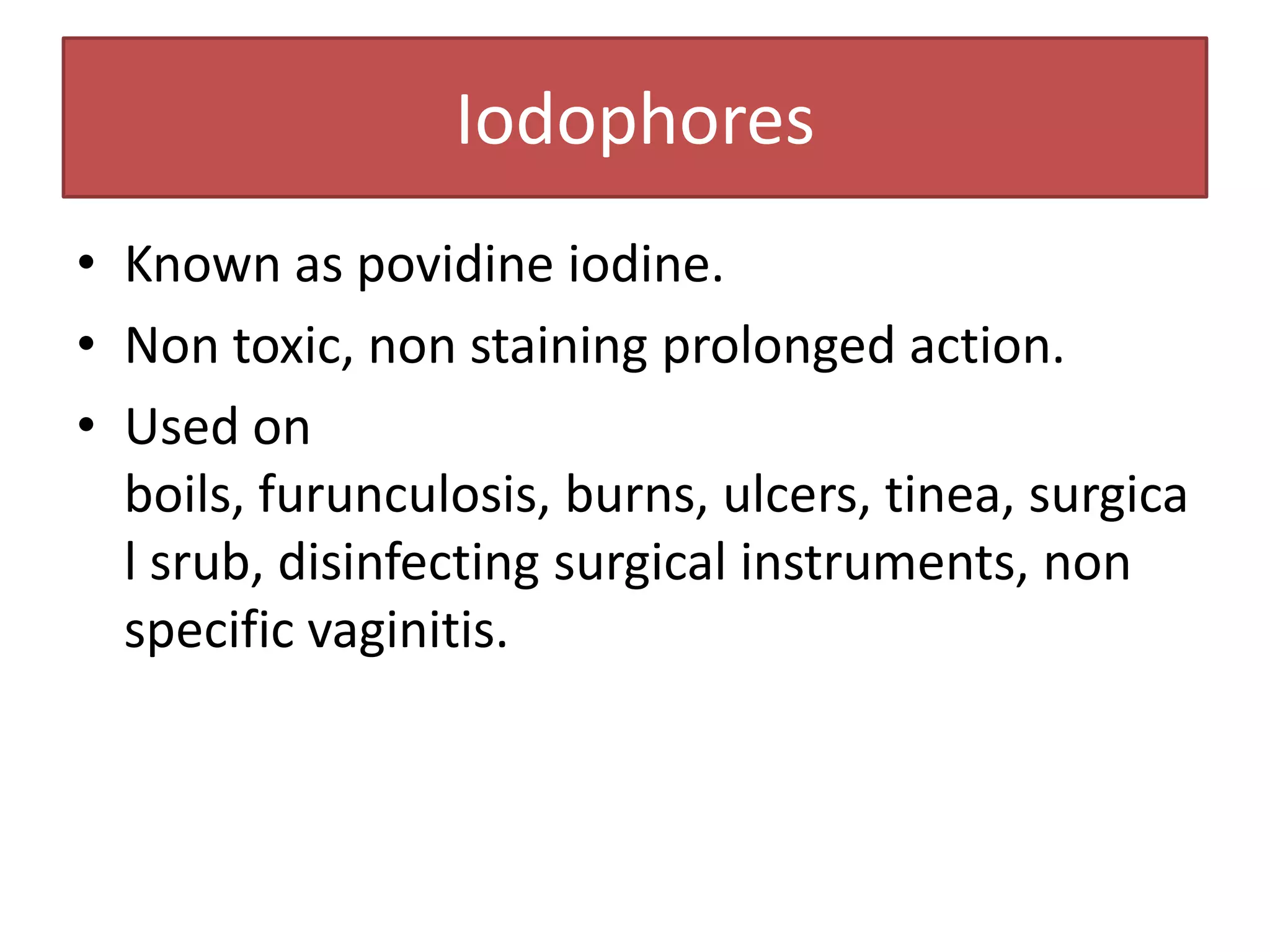 Antiseptics and disinfectants | PPTX