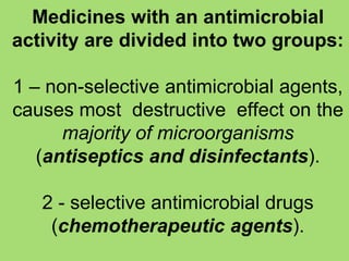 Antiseptics and disinfectants | PDF
