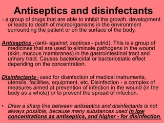 Antiseptics and disinfectants.ppt