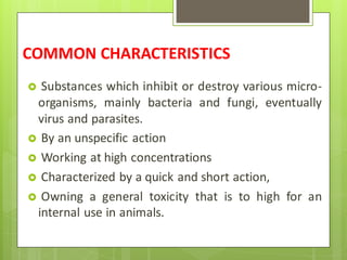 Antiseptics and disinfectants in aquaculture | PDF