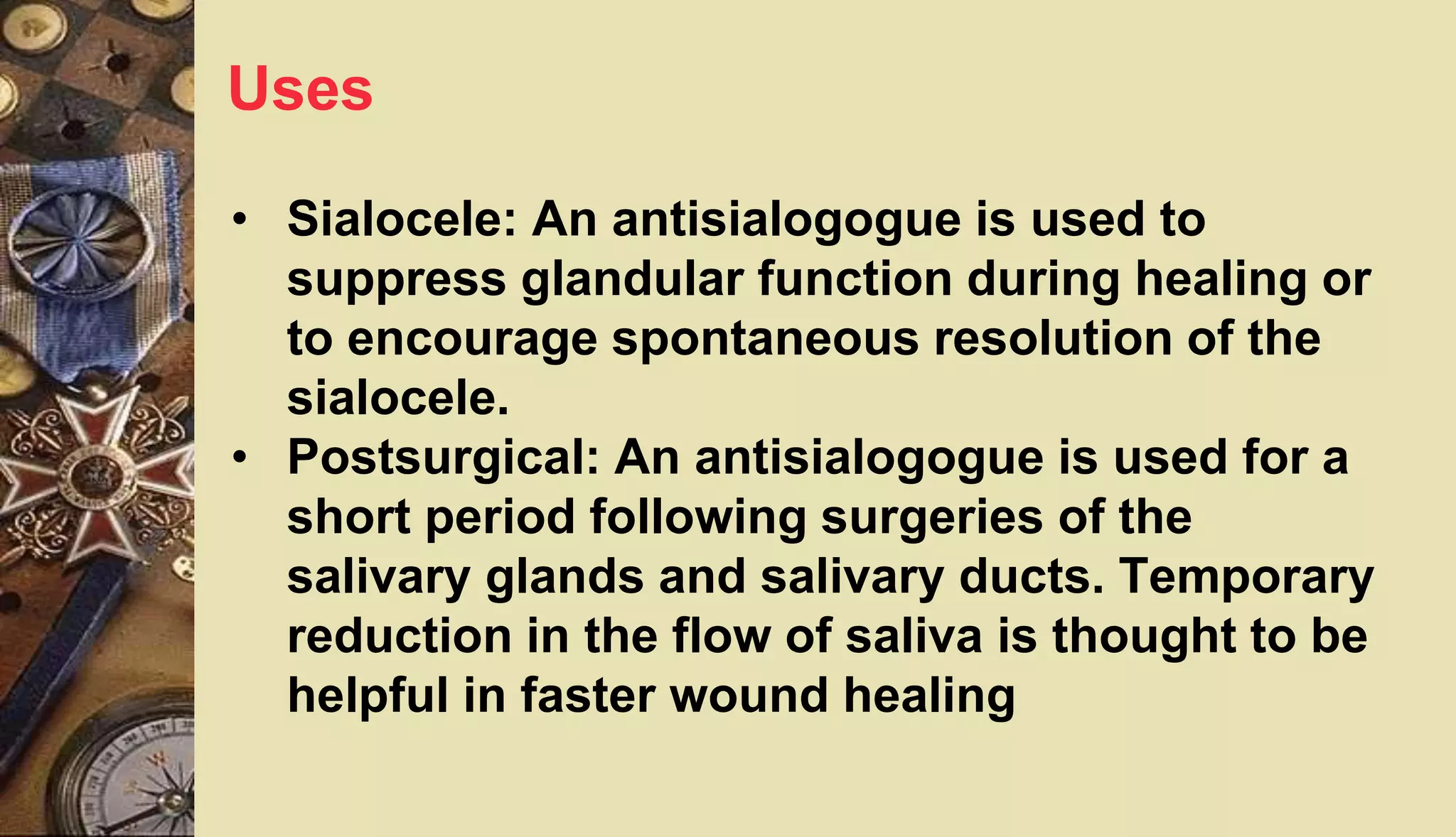 Antiseptics, astringents and sialogogues | PPTX