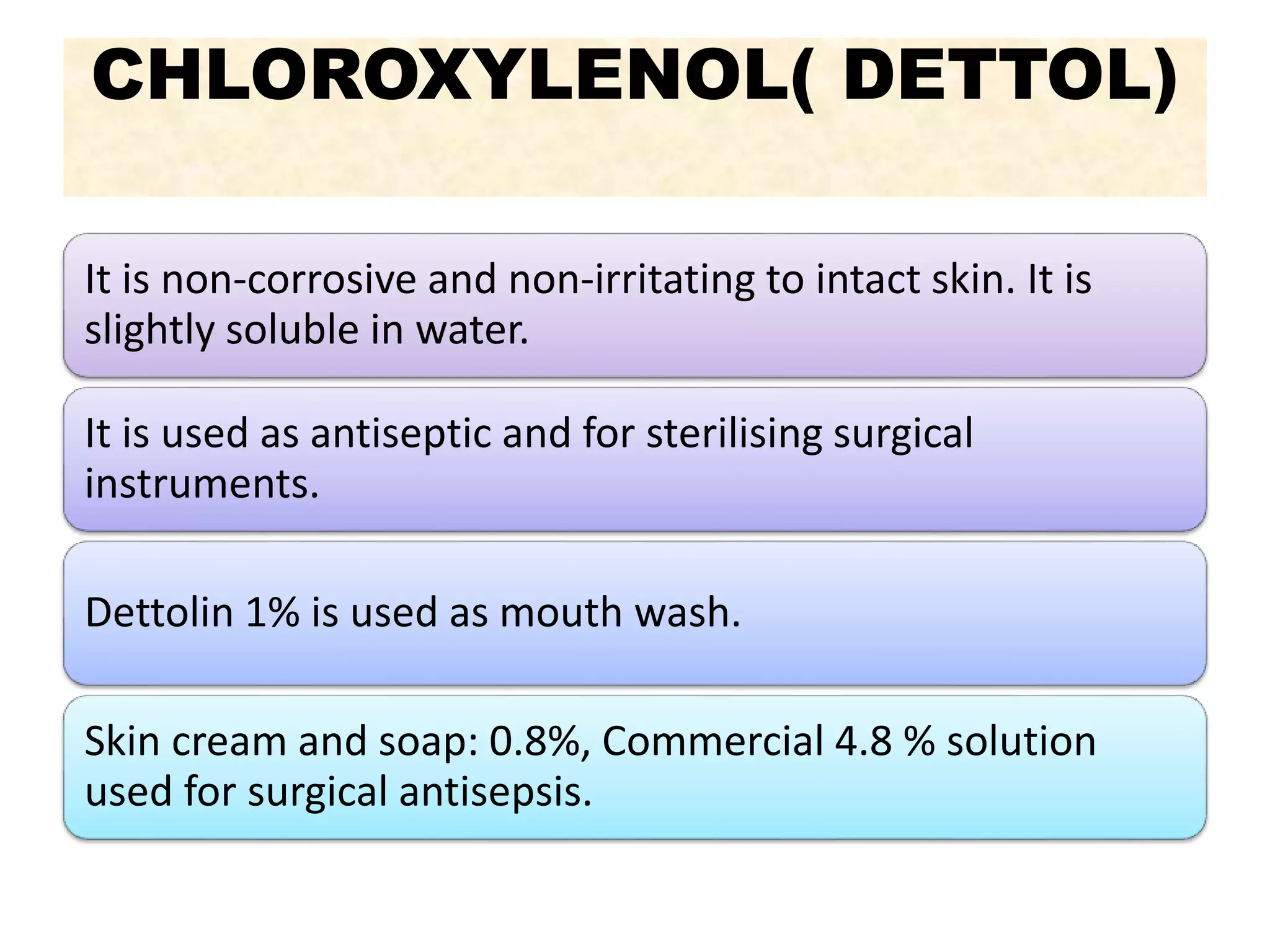 Antiseptics, disinfectants | PPTX