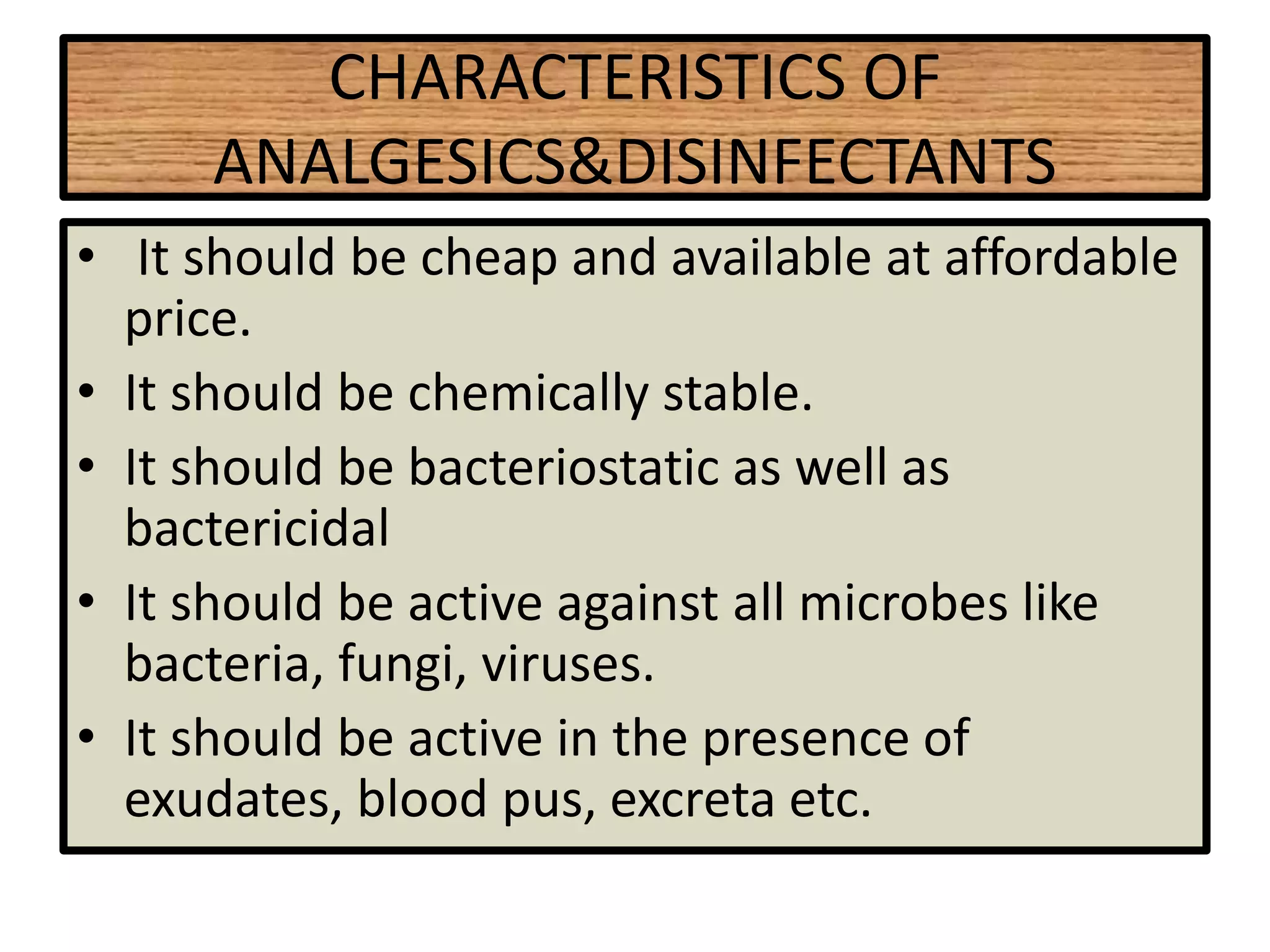 Antiseptics, disinfectants | PPTX