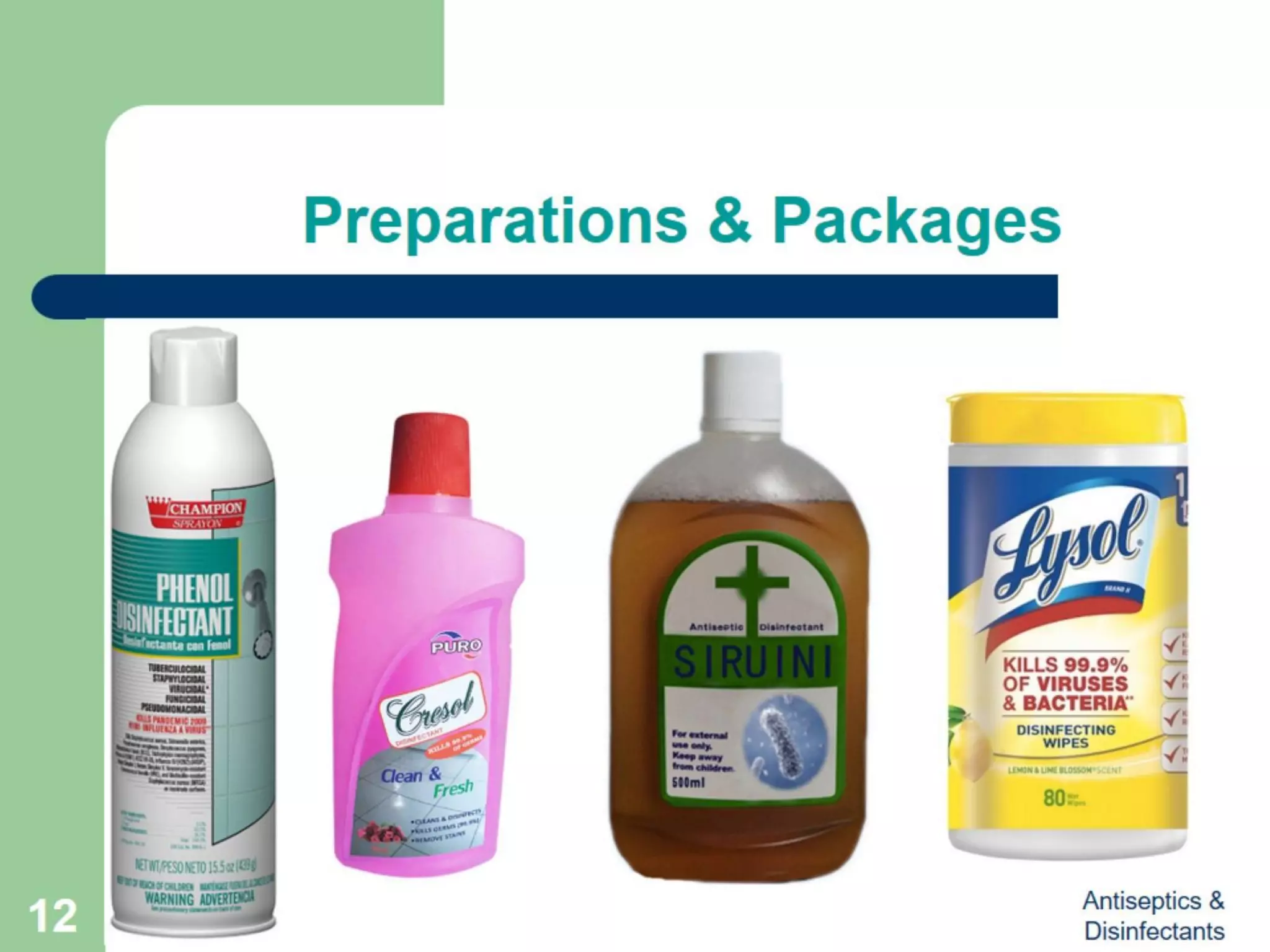 Anti- septics and Disinfectants {Pharmacology} | PDF