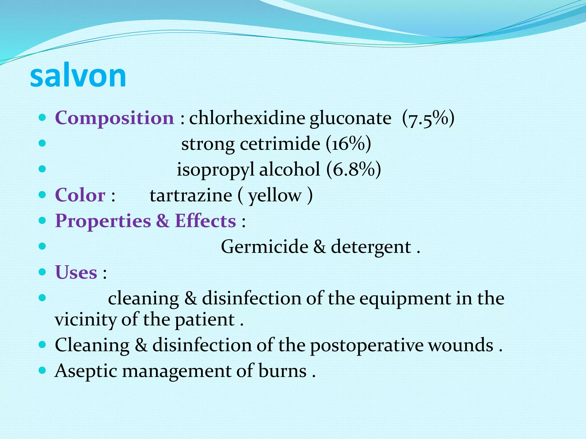 Antiseptic solutions | PPTX