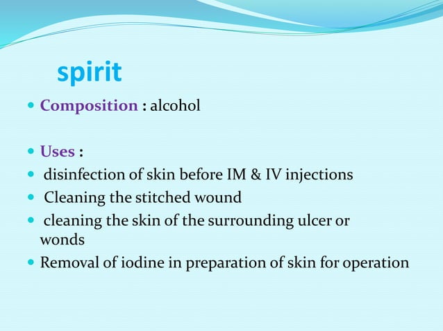 Antiseptic solutions | PPTX | Skin Care | Beauty