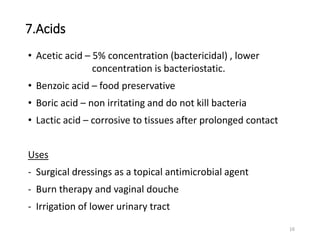 Antiseptics used in dentistry | PPTX
