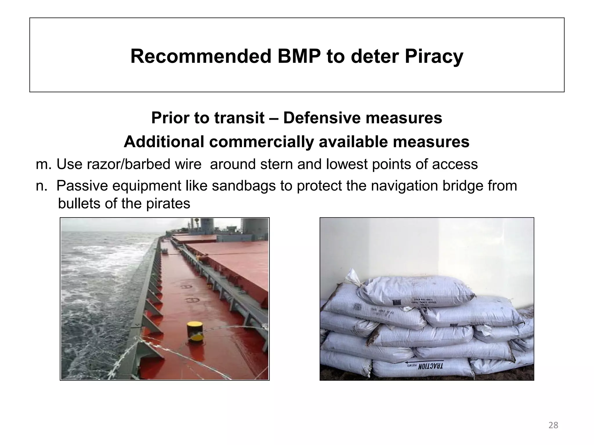 Anti ship piracy training | PPT