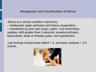 Basic Anti Shock actions for medical students.pptx