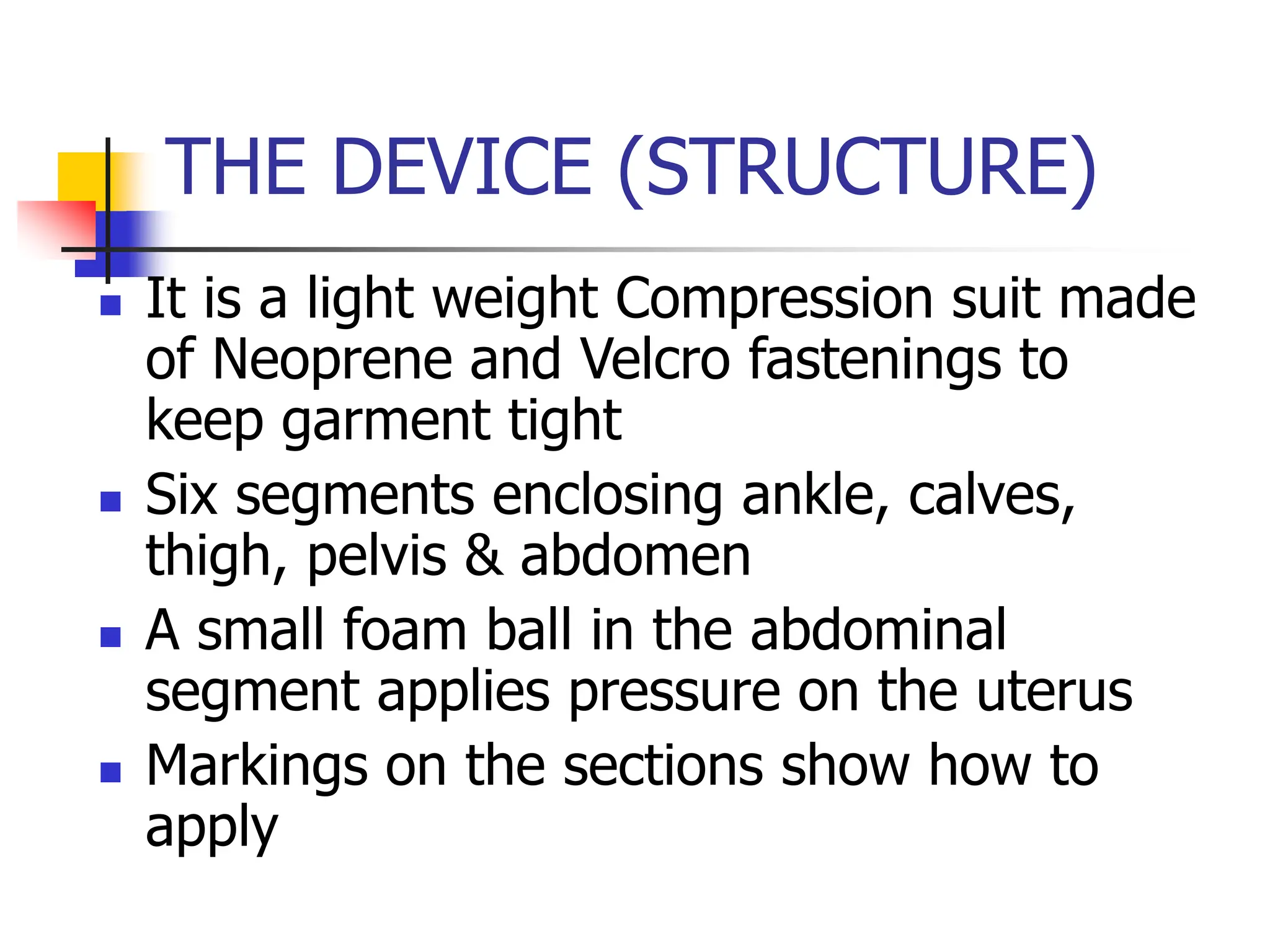The use of antishock garment in Obs and gynae | PPT