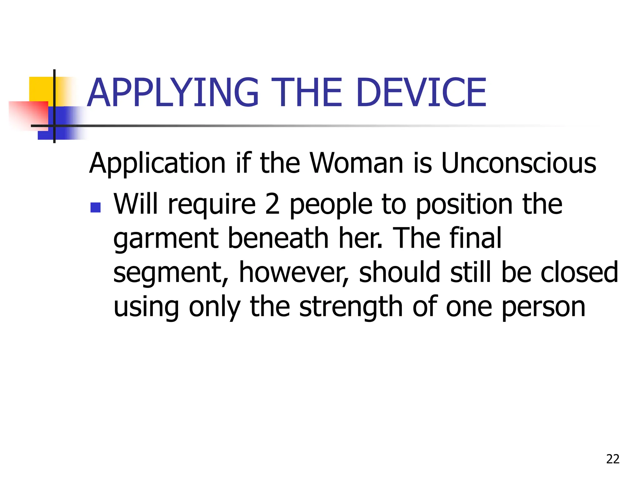 The use of antishock garment in Obs and gynae | PPT