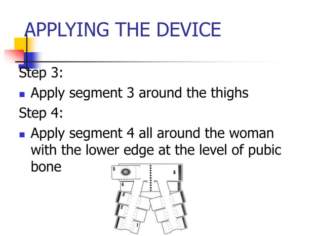 The use of antishock garment in Obs and gynae | PPT