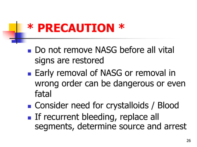 The use of antishock garment in Obs and gynae | PPT