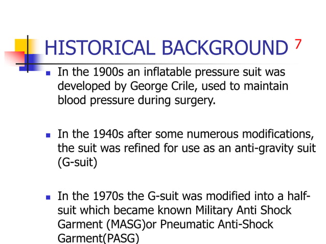 The use of antishock garment in Obs and gynae | PPT