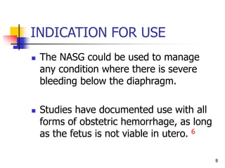 The use of antishock garment in Obs and gynae | PPT