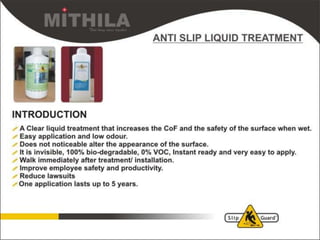 Anti Slip Liquid | PPTX