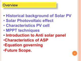Anti solar panel | PPTX