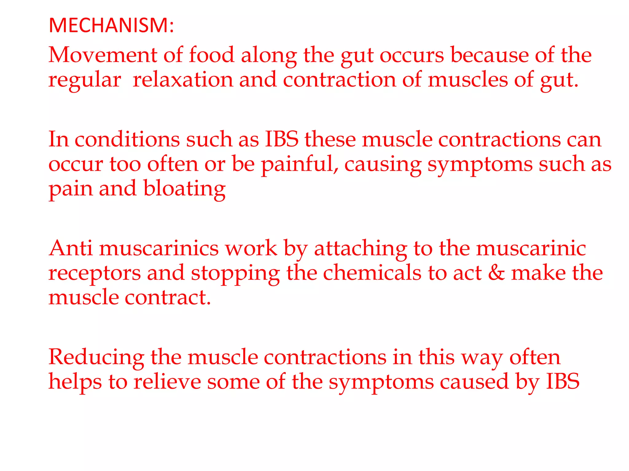 Antispasmodic drugs | PPTX