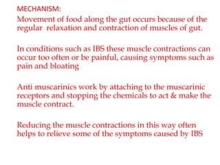 Antispasmodic drugs | PPTX