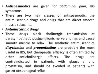 Antispasmodic drugs | PPT