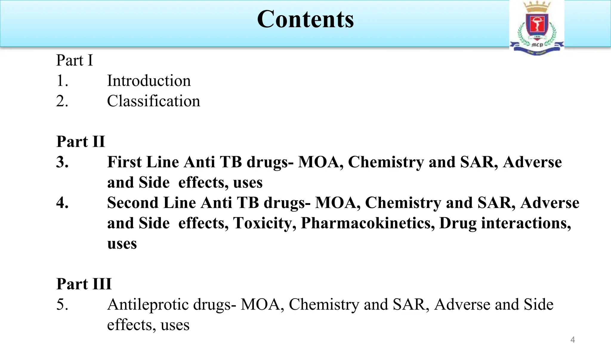 Anti_TB_final part 2. antituberculosis drugs | PPT