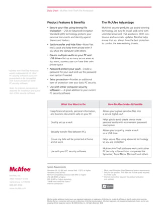 Anti theft file protection | PDF