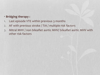 Antithrombotic anticoagulants | PPTX