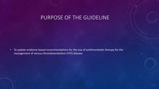 Antithrombotic pp | PPTX