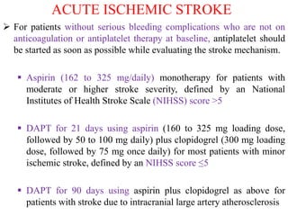 Antithrombotics in Acute ischemic events Dr Ganesh.pptx