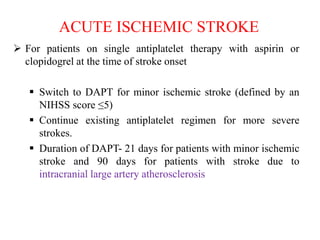 Antithrombotics in Acute ischemic events Dr Ganesh.pptx
