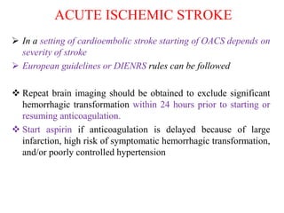 Antithrombotics in Acute ischemic events Dr Ganesh.pptx