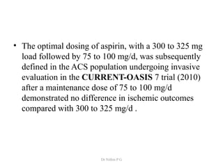 Anti thrombotics in STEMI - role and current trials | PPSX