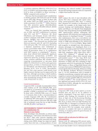 Antithrombotic therapy for patients with chronic | PDF