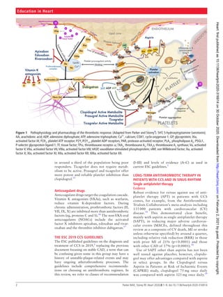Antithrombotic therapy for patients with chronic | PDF