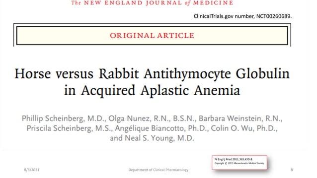 Antithymocyte globulin associated Hypersensitivity reaction | PPT