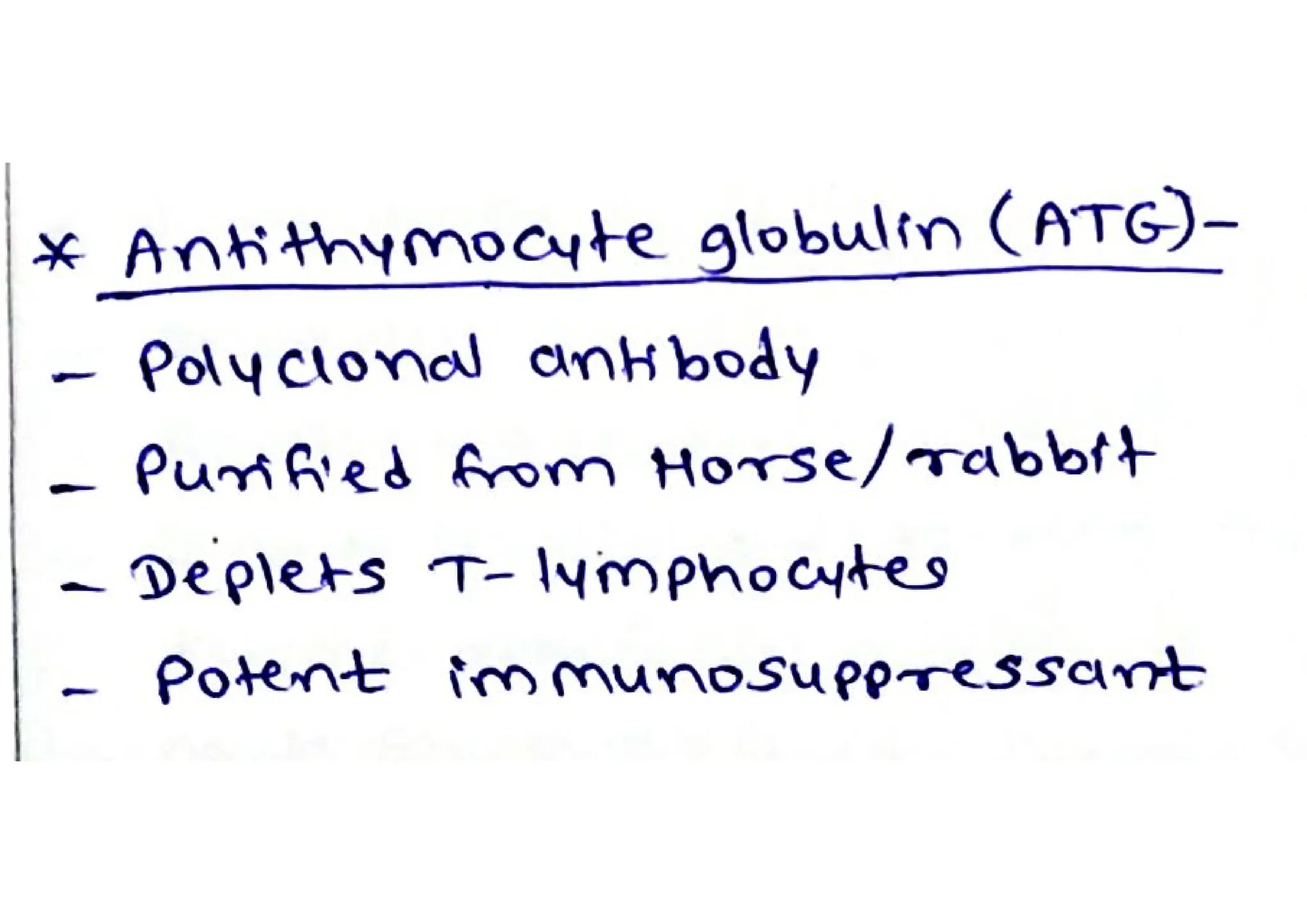 Antithymocyte globulin (ATG) | PDF