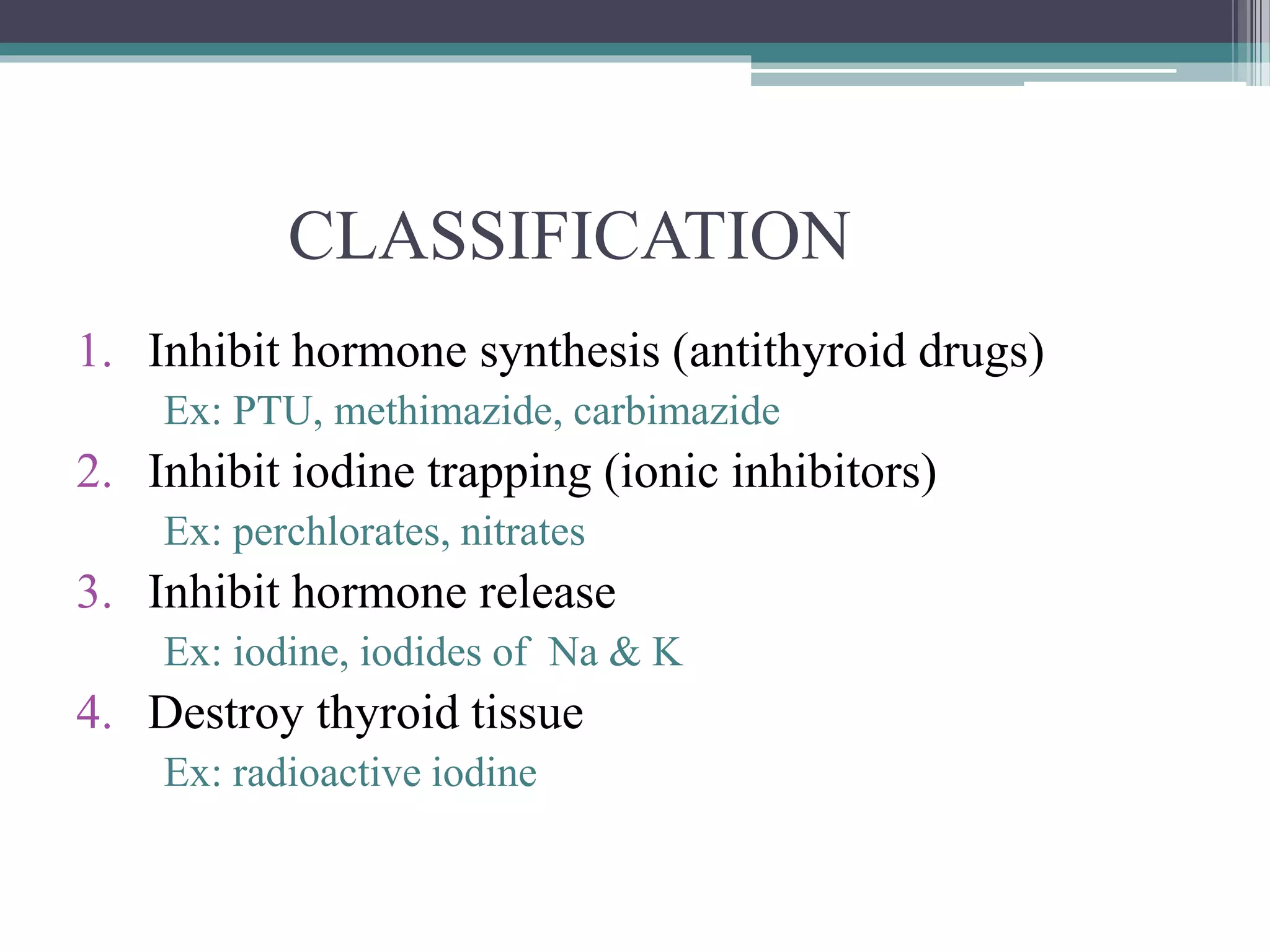 Antithyroid agents | PPTX