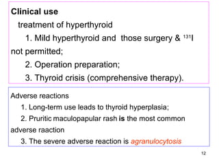 Antithyroid drugs | PPT