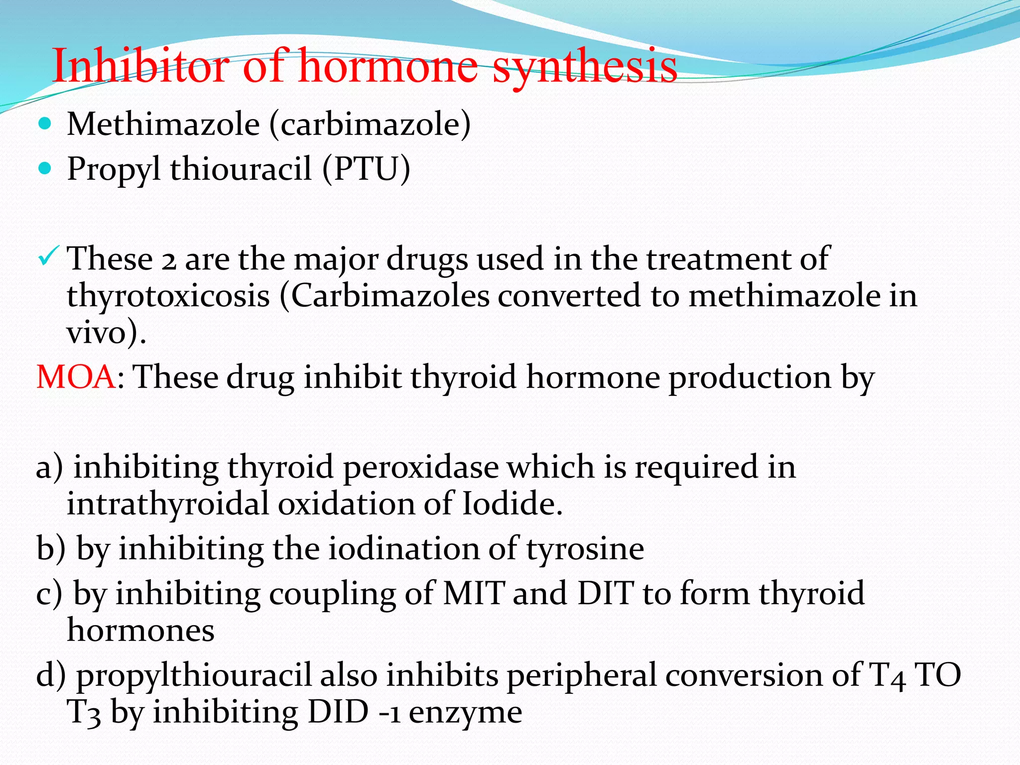 Anti thyroid drugs | PPTX | Thyroid Disorders | Endocrine and Metabolic ...