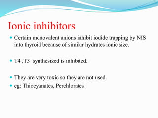 Anti thyroid drugs | PPTX