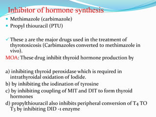 Anti thyroid drugs | PPTX