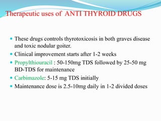 Anti thyroid drugs | PPTX