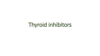 Anti thyroid drugs | PPT
