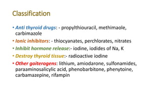 Anti thyroid drugs | PPT