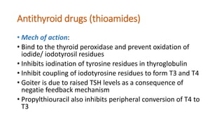 Anti thyroid drugs | PPT