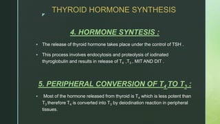 Anti thyroid drugs by tasnim | PPTX