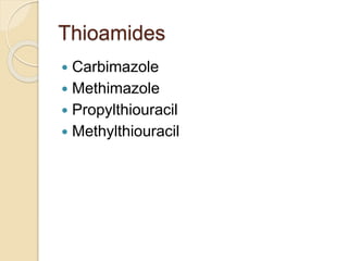 Anti thyroid treatment options | PPTX