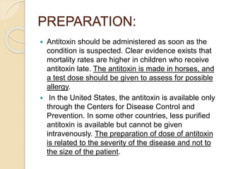 Anti toxins principle and their uses advantages and disadvantages | PPTX