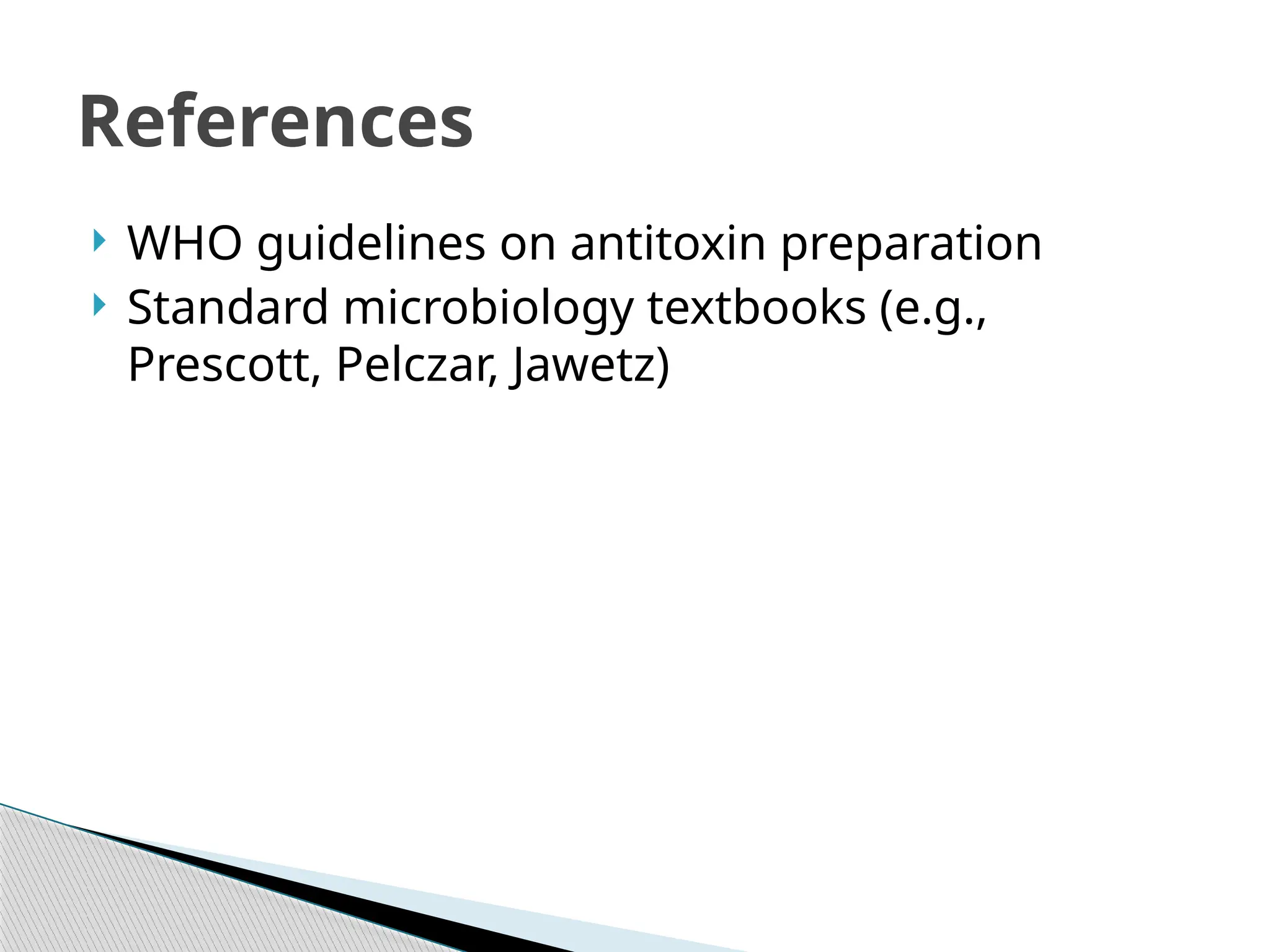 General method of the preparation of antitoxin | PPTX