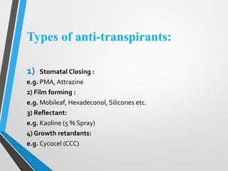 Use of Antitranspirants | PDF